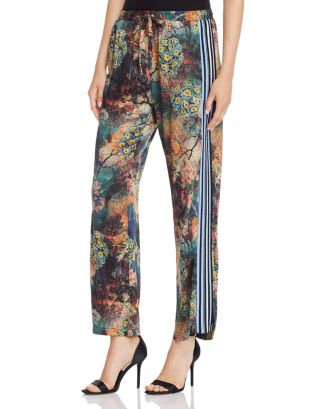 Johnny Was Andy Printed Silk Track Pants | Bloomingdale's
