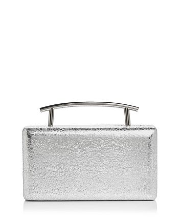 Sondra Roberts Metallic Top Handle Clutch | Bloomingdale's