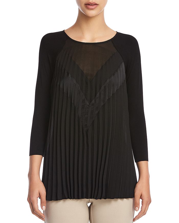 Bailey 44 Pleated-Front Top | Bloomingdale's