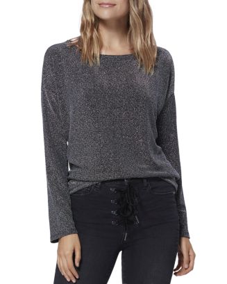 PAIGE Celeste Metallic Top | Bloomingdale's