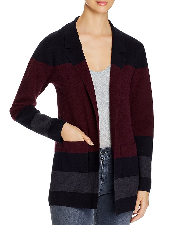 Sioni Color-Blocked Open Front Cardigan | Bloomingdale's