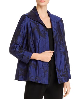 Caroline Rose Floral Patterned Textured Jacket | Bloomingdale's