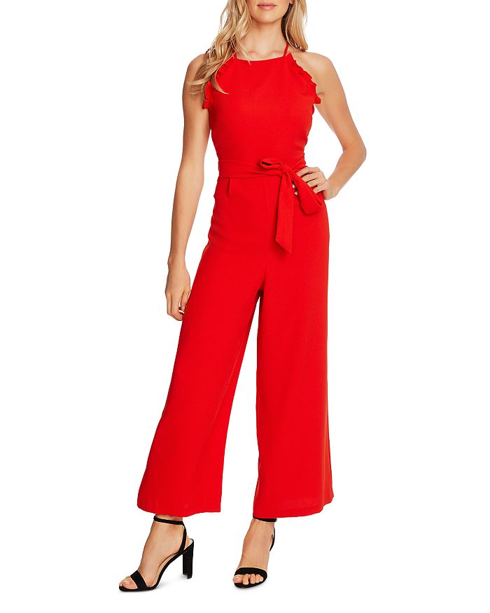 CeCe Ruffle-Trim Jumpsuit | Bloomingdale's
