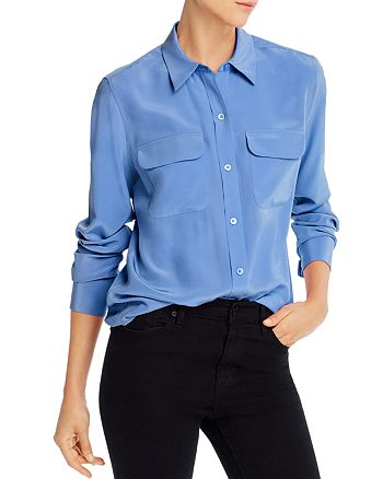 Equipment Signature Silk Blouse | Bloomingdale's