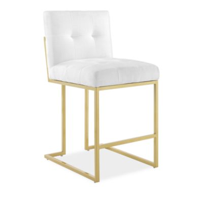 Click here for Modway Privy Gold Stainless Steel Upholstered Fabr... prices