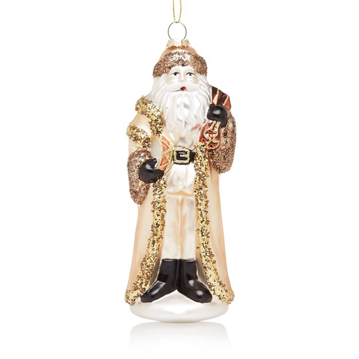 Bloomingdale's Glass Santa Ornament - 100% Exclusive | Bloomingdale's