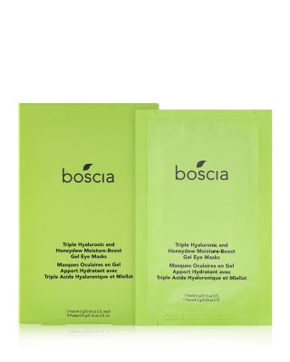 boscia Triple Hyaluronic & Honeydew Moisture-Boost Gel Eye Masks ...