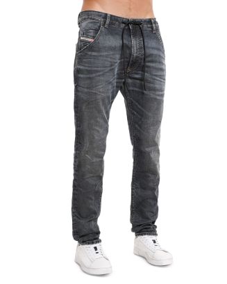 Diesel Krooley-Y-Ne Straight Slim Fit Joggers Jeans in Denim ...