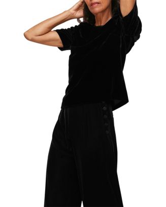 Whistles Velvet Nelly Shell Top | Bloomingdale's
