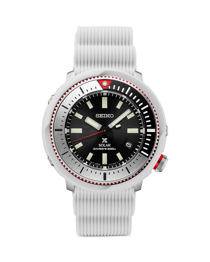 Seiko Watch Seiko Prospex Solar Diver Watch, 46.7mm | Bloomingdale's
