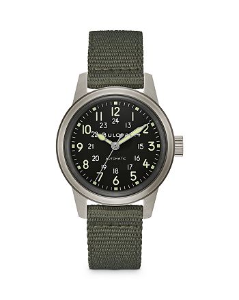 Bulova Hack Watch, 38mm | Bloomingdale's