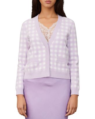 Maje Mystyle Checkered Cardigan | Bloomingdale's