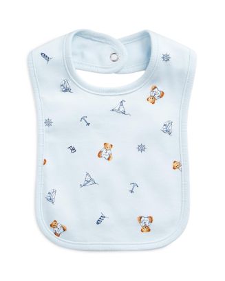 Ralph Lauren Polo Boys' Bear Print Bib - Baby | Bloomingdale's