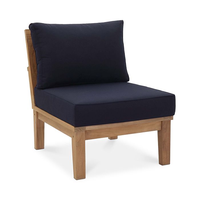 Modway Marina Outdoor Patio Teak Armless Chair | Bloomingdale's