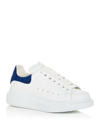 Click here for McQueen Womens Oversized Suede Heel Detail Sneaker... prices