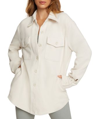 Good American Fleece Shacket | Bloomingdale's