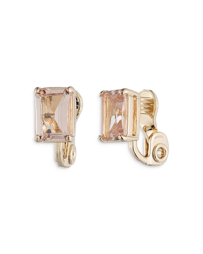 Ralph Lauren Stone Clip On Button Earrings | Bloomingdale's