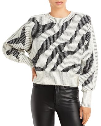 IRO Voryta Zebra Print Sweater | Bloomingdale's