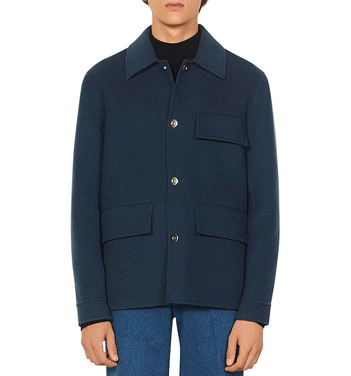 Sandro Wool Double Faced Regular Fit Jacket | Bloomingdale's