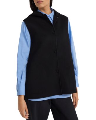 Theory Clairene Hooded Vest | Bloomingdale's