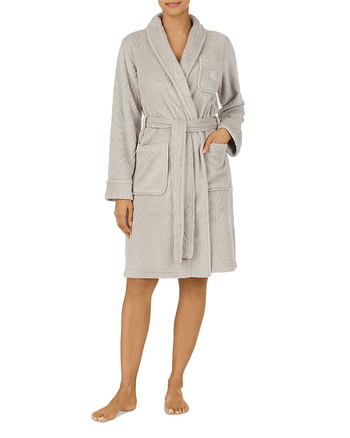 Ralph Lauren Cable & Herringbone Robe | Bloomingdale's
