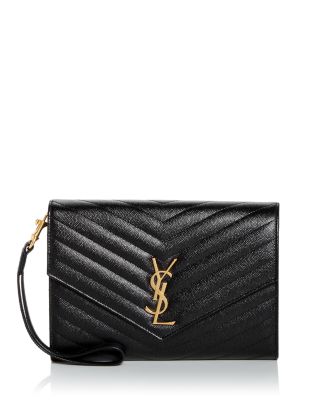 Saint Laurent Cassandre Matelasse Flap Pouch