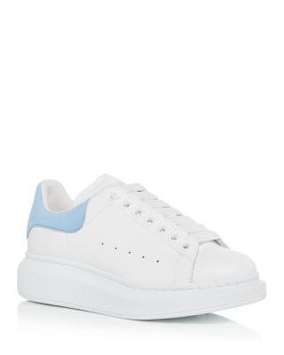Click here for McQueen Womens Oversized Suede Heel Detail Sneaker... prices