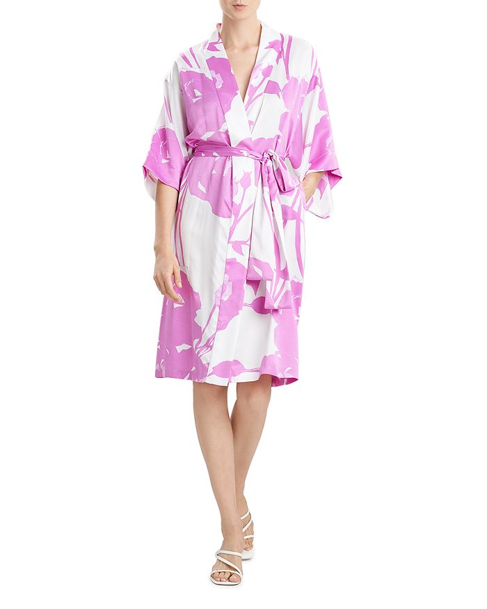 Natori Printed Satin Robe | Bloomingdale's