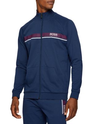 BOSS Authentic Cotton Full Zip French Terry Track Jacket | Bloomingdale's