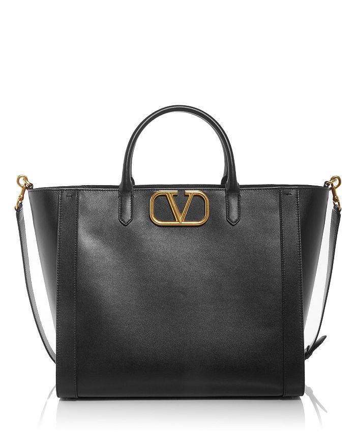 Valentino Garavani Leather Tote | Bloomingdale's
