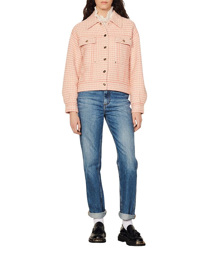 Sandro Alois Tweed Coatigan | Bloomingdale's