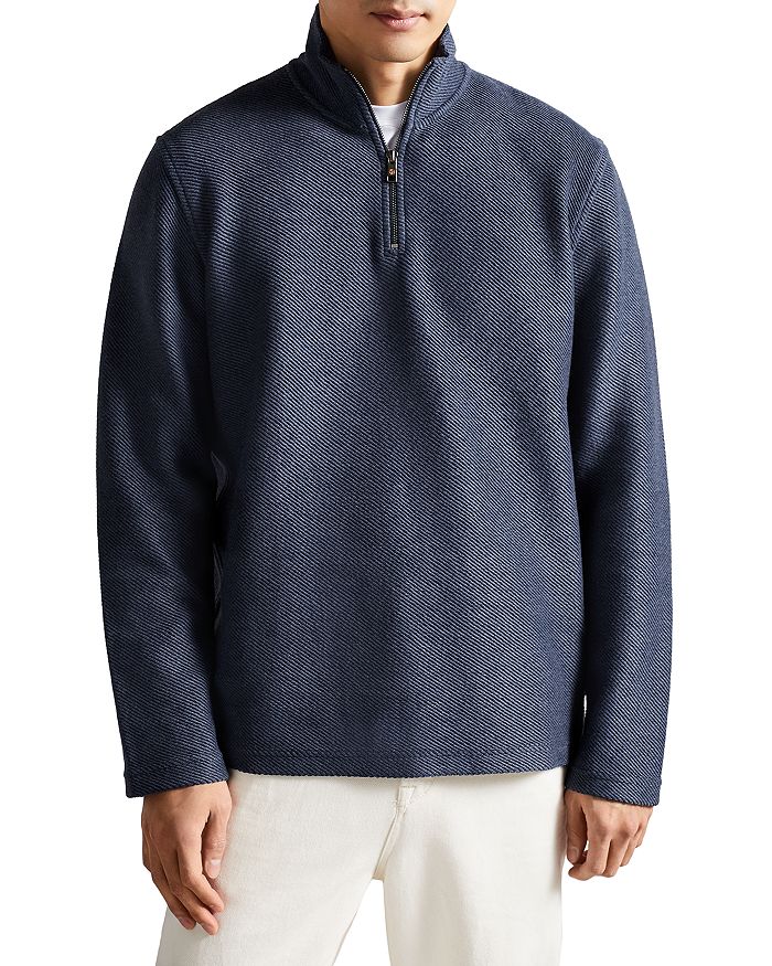 Ted Baker Long Sleeve Knitted Half Zip Pullover | Bloomingdale's