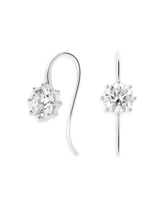 Lightbox Jewelry Lightbox Basics™ Lab-Grown White Diamond Drop Earrings ...