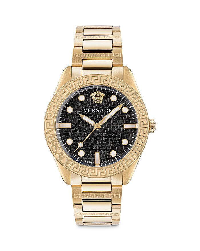 Versace Greca Dome Watch, 42mm | Bloomingdale's