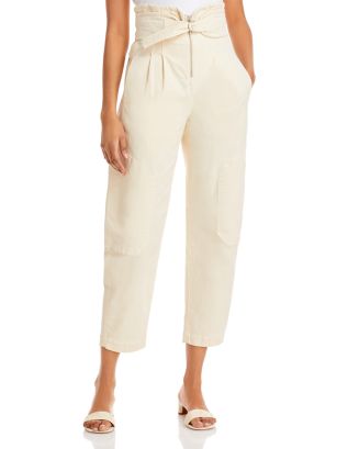 Sea Suri Cotton Canvas Belted Pants | Bloomingdale's