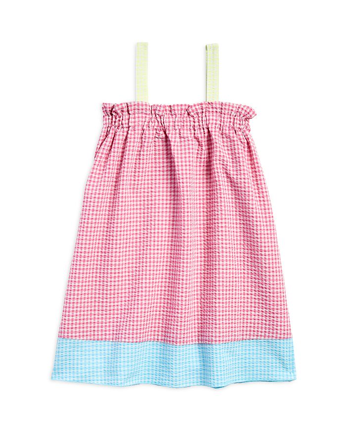 Splendid Girls' Color Block Gingham Seersucker Dress - Little Kid ...