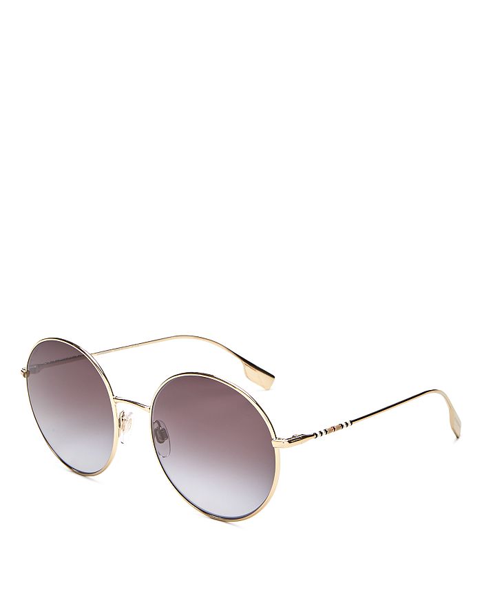 Burberry Round Sunglasses, 58mm | Bloomingdale's