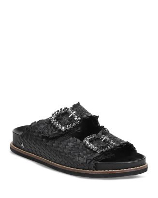 Sam Edelman Women's Oaklyn Woven Slides | Bloomingdale's