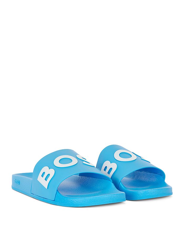 BOSS Men's Bay Logo Slides | Bloomingdale's