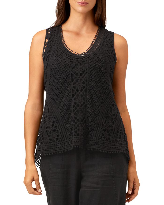 XCVI Cambria Crochet Tank | Bloomingdale's