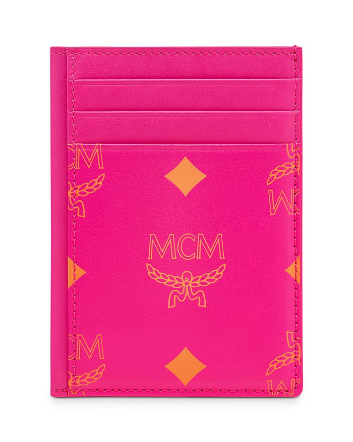 MCM Color Splash Logo Card Case | Bloomingdale's