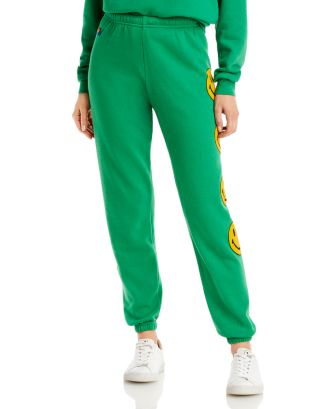 Aviator Nation Smiley Face Jogger Pants | Bloomingdale's