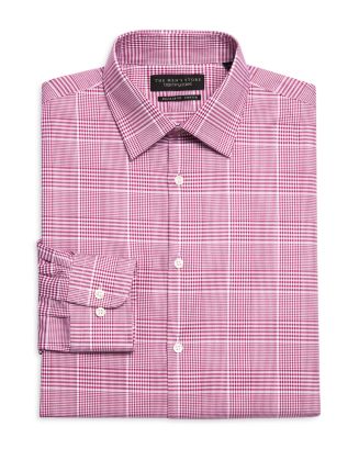 The Men's Store at Bloomingdale's Cotton Stretch Glen Plaid Convertible ...