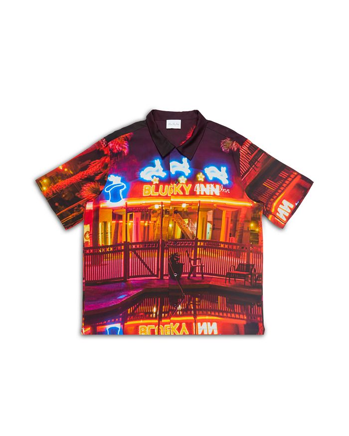 Blue Sky Inn Wizard Inn Relaxed Fit Short Sleeve Shirt | Bloomingdale's