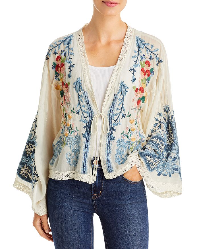 Johnny Was Carter Short Kimono | Bloomingdale's