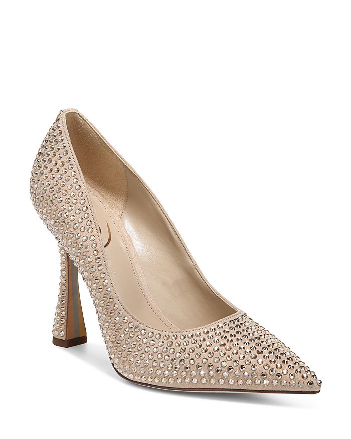Sam Edelman Women's Antonia Glitz Pointed Toe High Heel Pumps ...