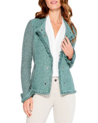 NIC+ZOE Fringe Trim Jacket | Bloomingdale's