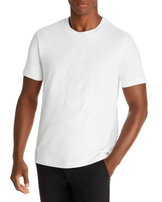 BOSS Regular Fit Tonal Embossed Logo Tee | Bloomingdale's