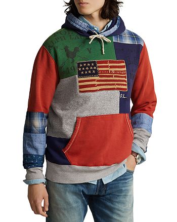 Polo Ralph Lauren Flag Patchwork Fleece Sweater | Bloomingdale's