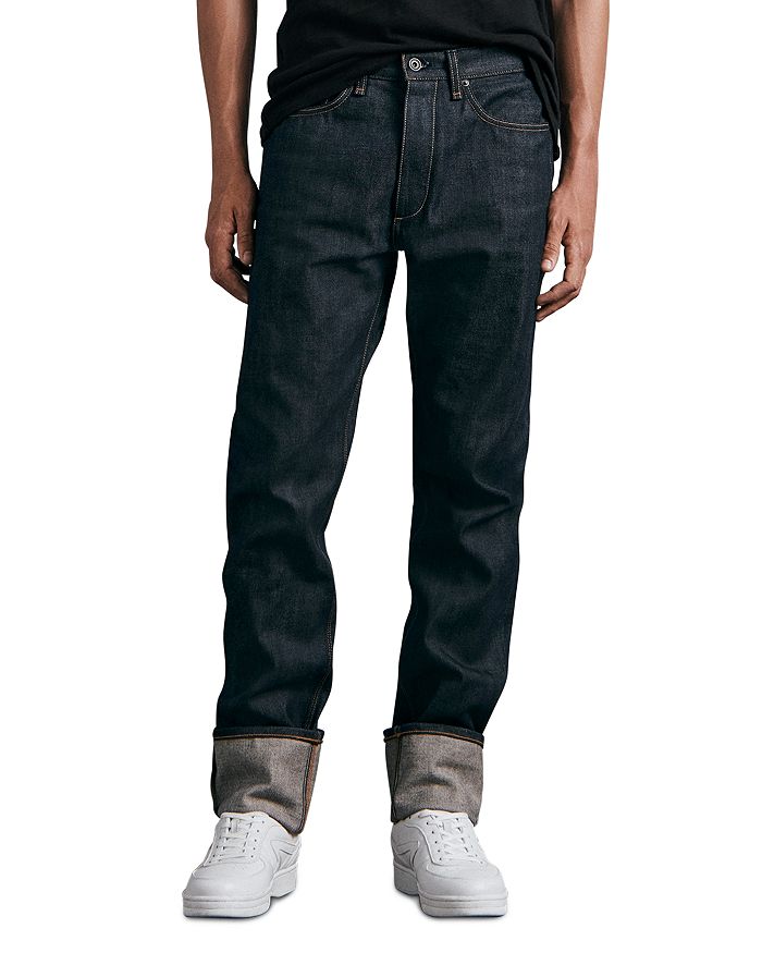 rag & bone ICONS Fit 4 Archive Selvedge Straight Leg Jeans in Raw ...